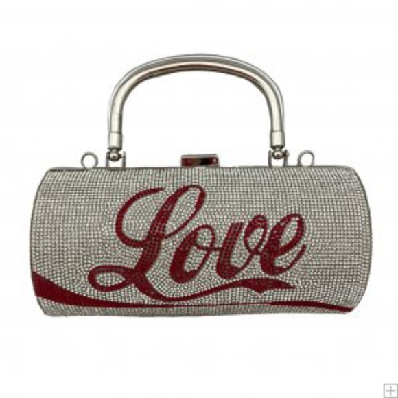 Bags | Love Bling Clutch Handbag | Poshmark